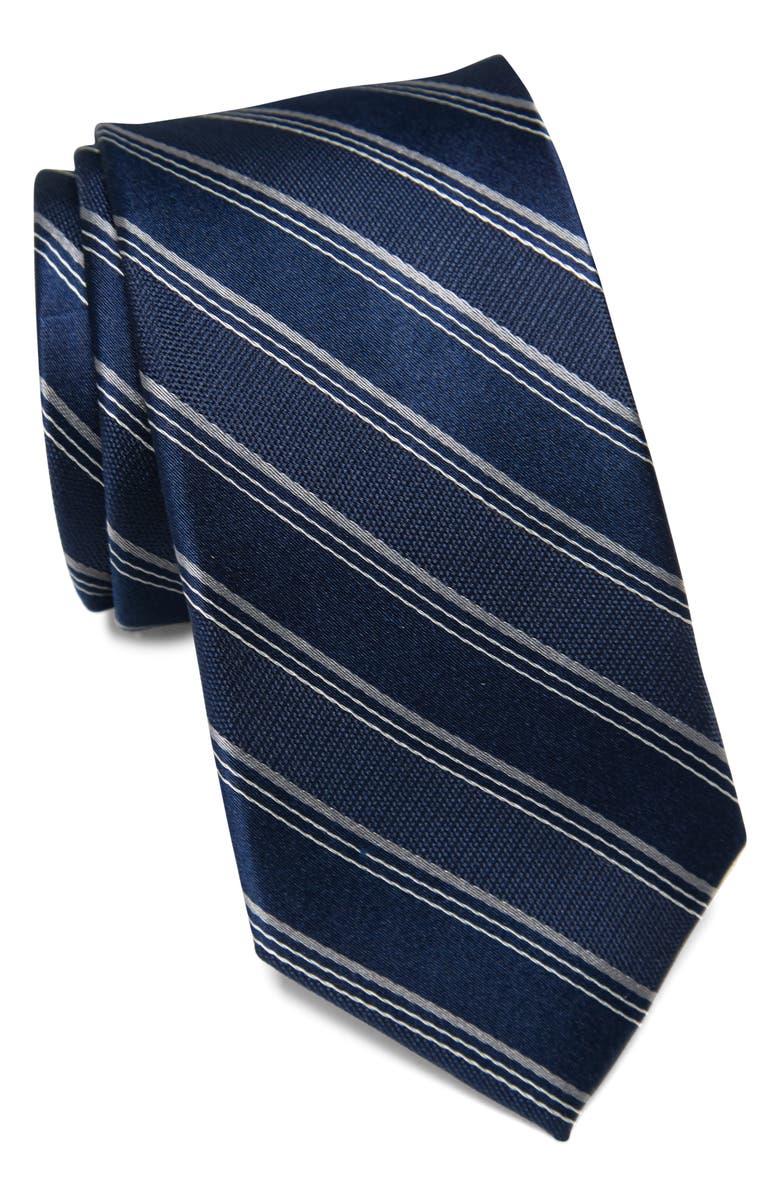 Michael Kors Collection Kids' Stripe Silk Blend Tie | Nordstromrack