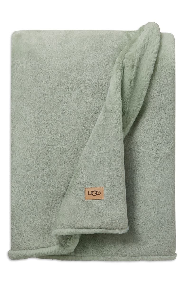 UGG® Coastline Faux Fur Throw Blanket | Nordstrom