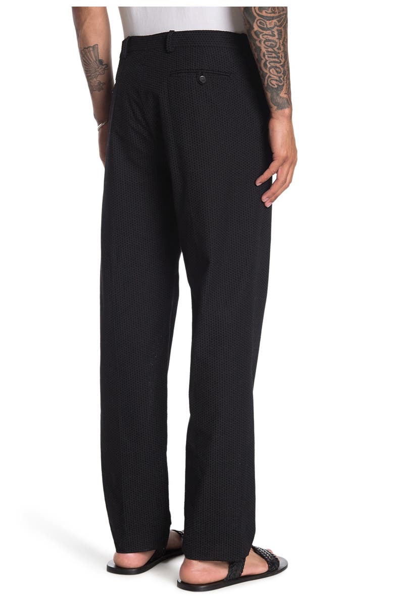 Valentino Flat Front Black Slacks | Nordstromrack