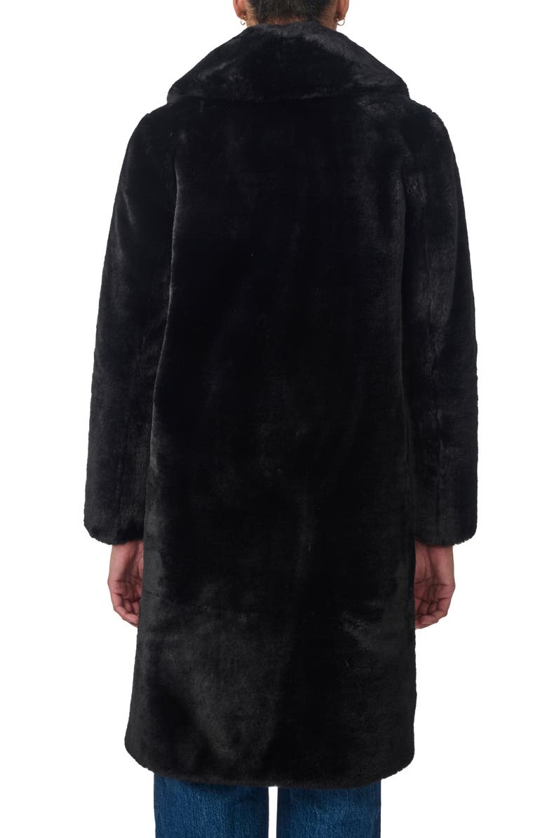 Bernardo Faux Fur Shawl Collar Coat | Nordstromrack