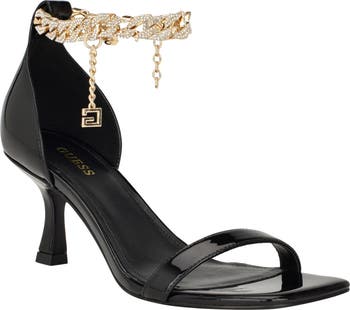 GUESS Remo Chain Ankle Strap Sandal (Women) | Nordstrom