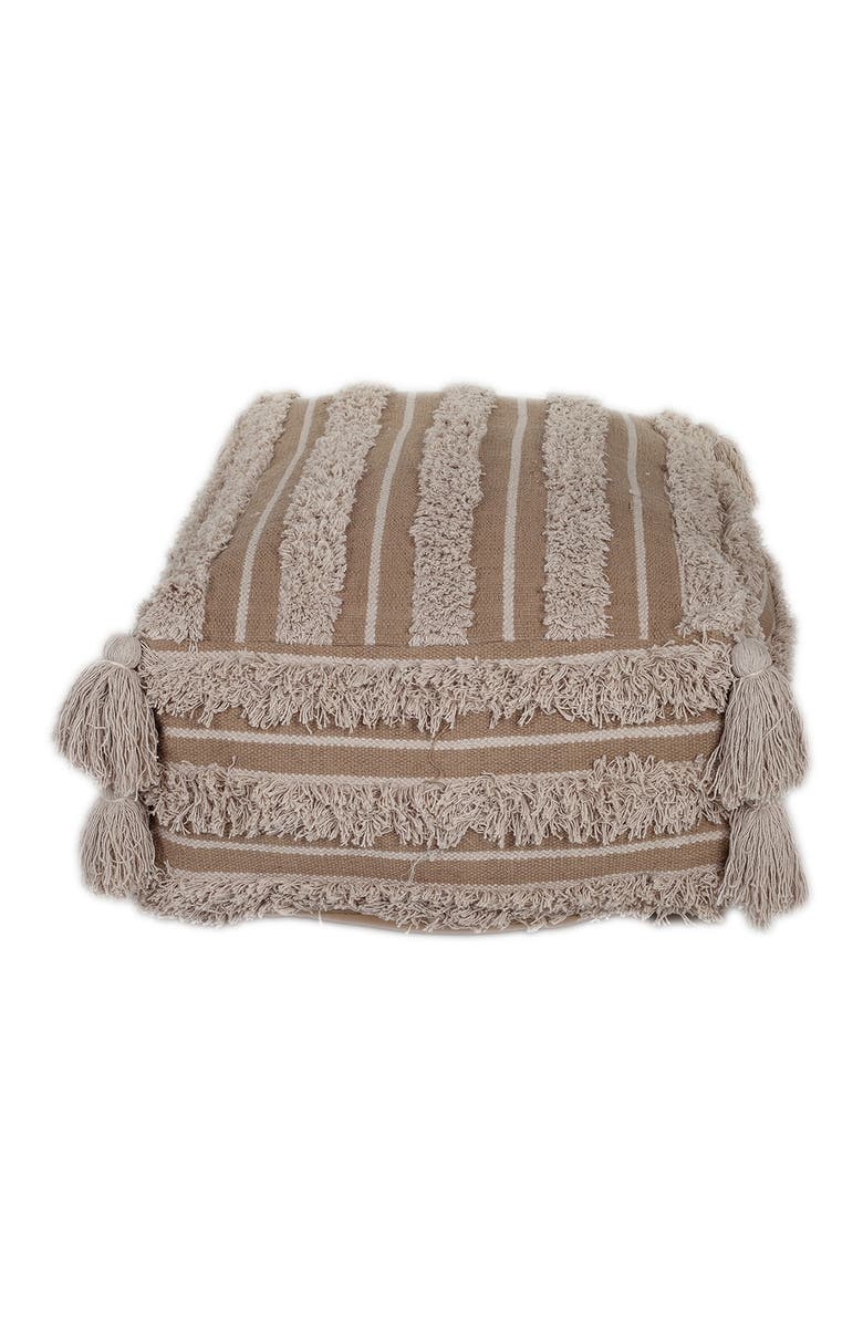 PARKLAND COLLECTION Houman Transitional Beige Pouf | Nordstromrack