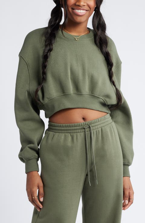 Women's Crop Top Sweatshirts & Hoodies | Nordstrom