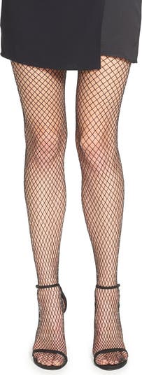 Nordstrom Oversize Metallic Fishnet Tights | Nordstrom