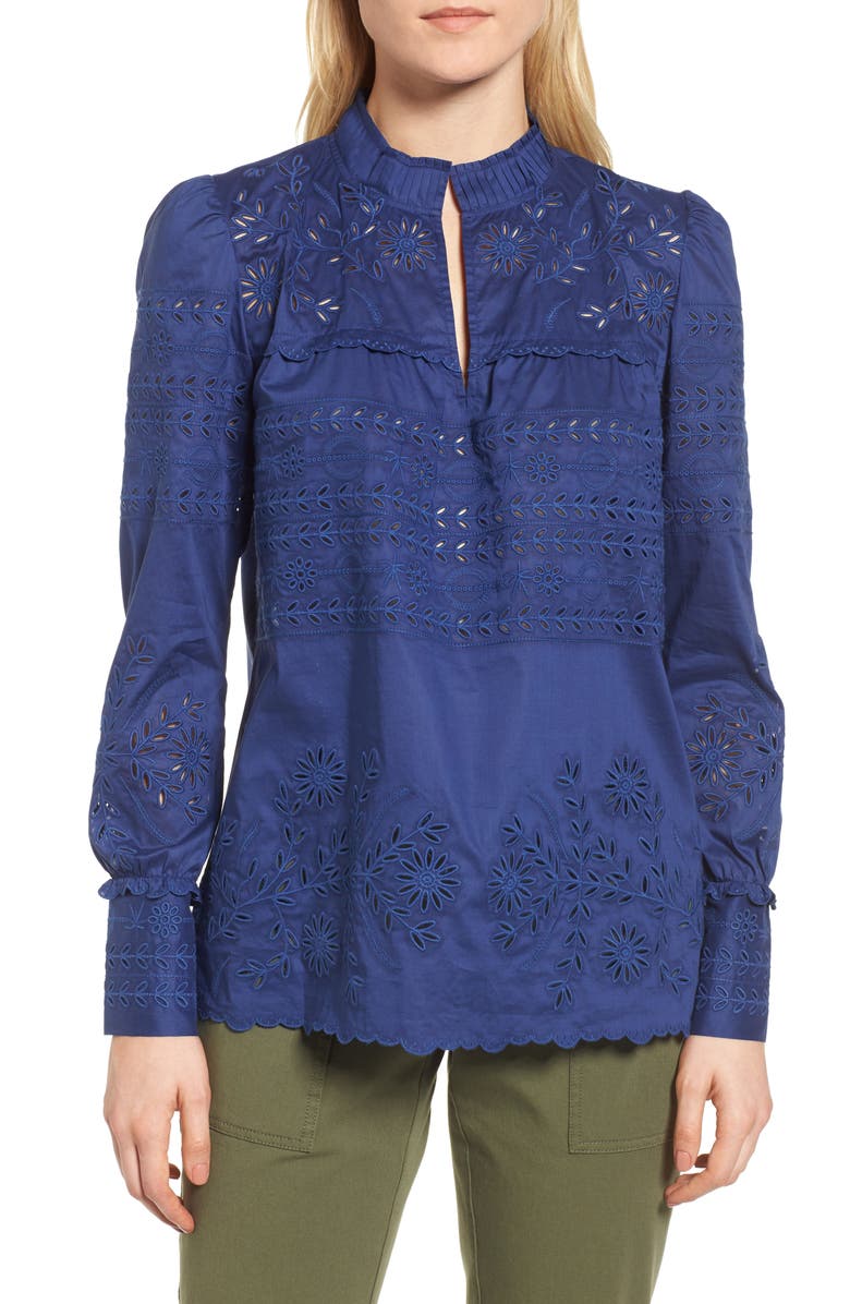 Nordstrom Signature Eyelet Blouse | Nordstrom