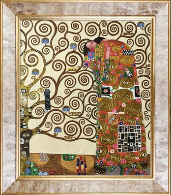 OVERSTOCK ART Fulfillment - The Embrace by Gustav Klimt Hand Painted ...