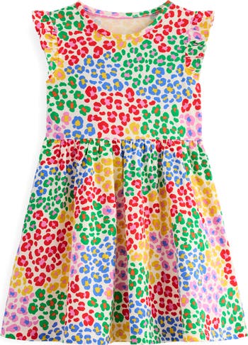 Mini Boden Kids' Posie Ruffle Cotton Jersey Dress | Nordstrom