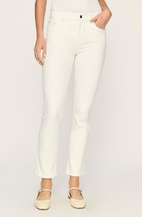 Women's Mid Rise Straight-Leg Pants | Nordstrom