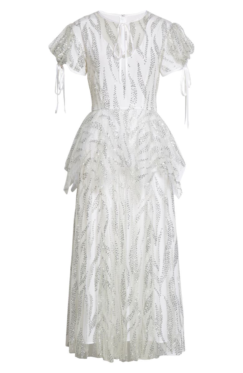Rodarte Glitter Tulle Peplum Dress | Nordstromrack
