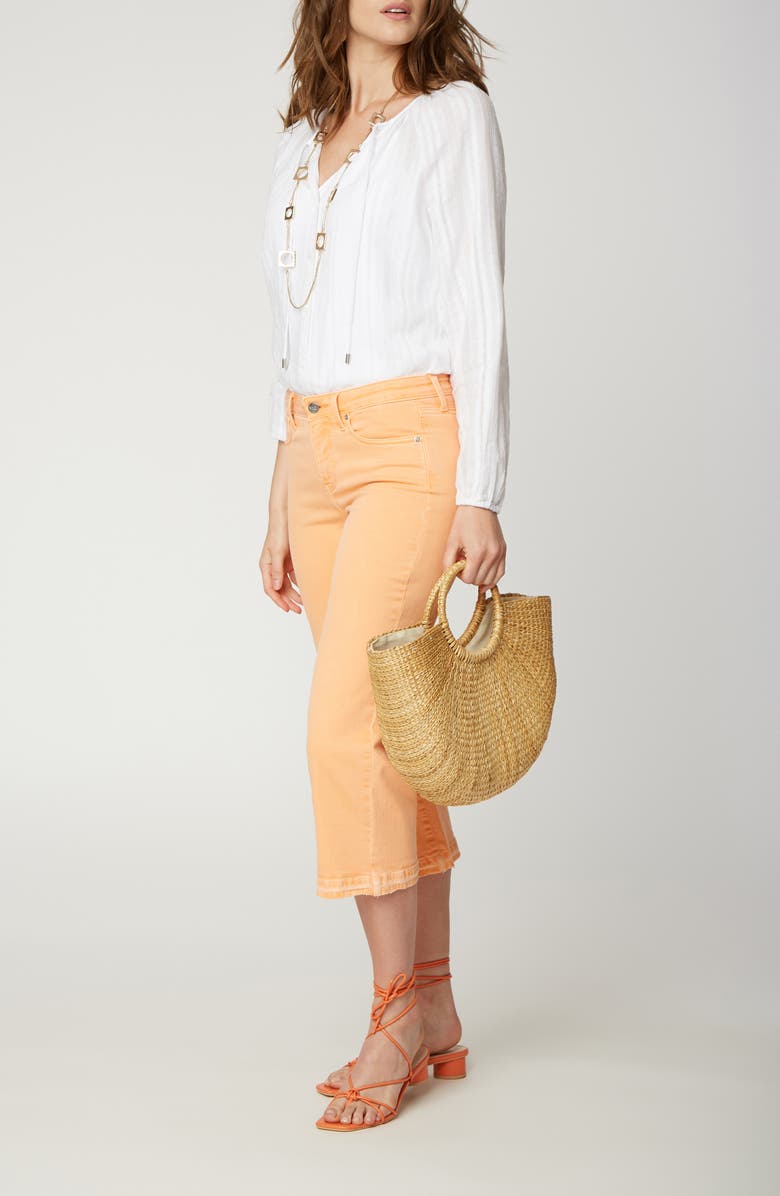 NYDJ Release Raw Hem Wide Leg Capri Jeans | Nordstromrack