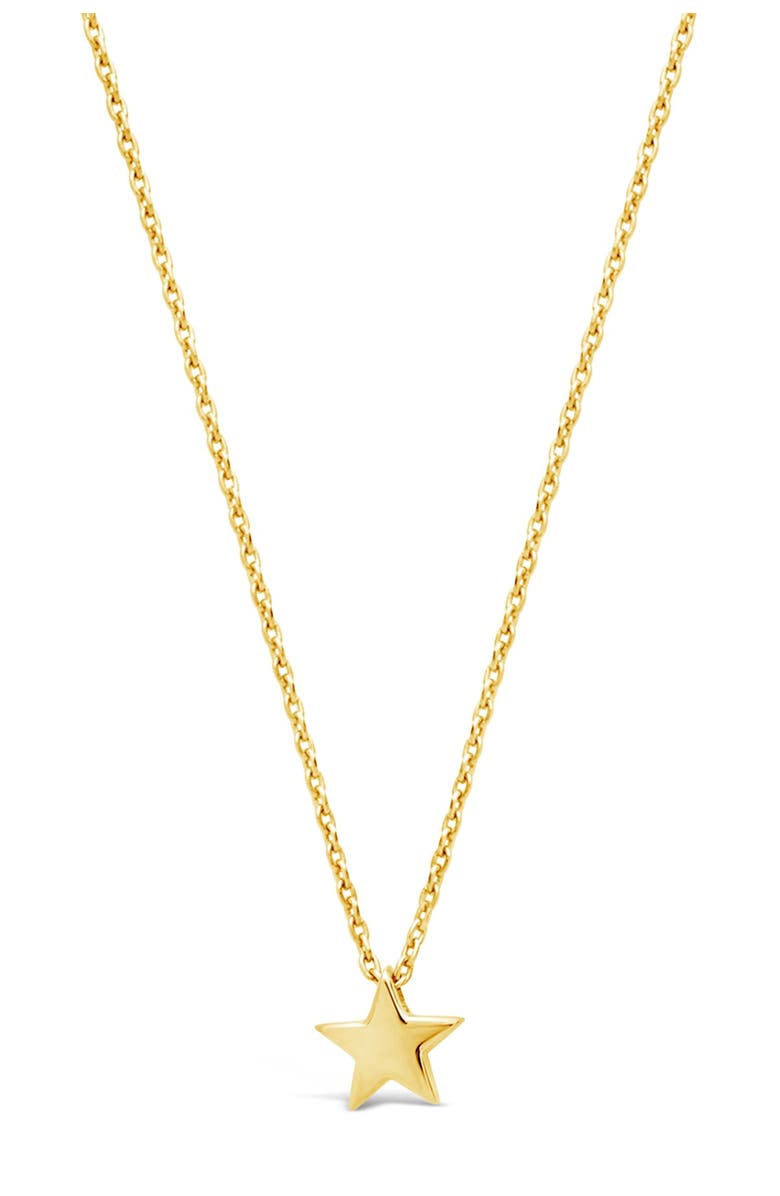 Sterling Forever 14K Gold Sterling Silver Delicate Star Pendant ...