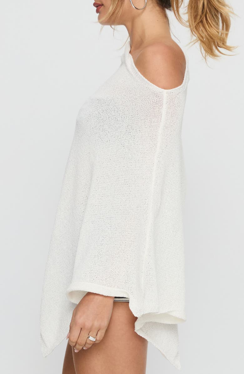 Princess Polly Rouse One-Shoulder Poncho | Nordstrom