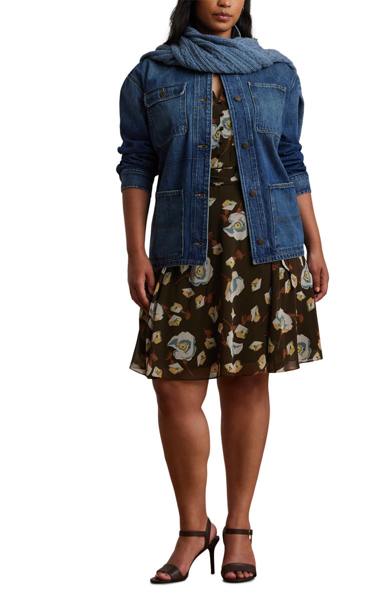 Polo Ralph Lauren Crinkled Georgette Dress | Nordstromrack