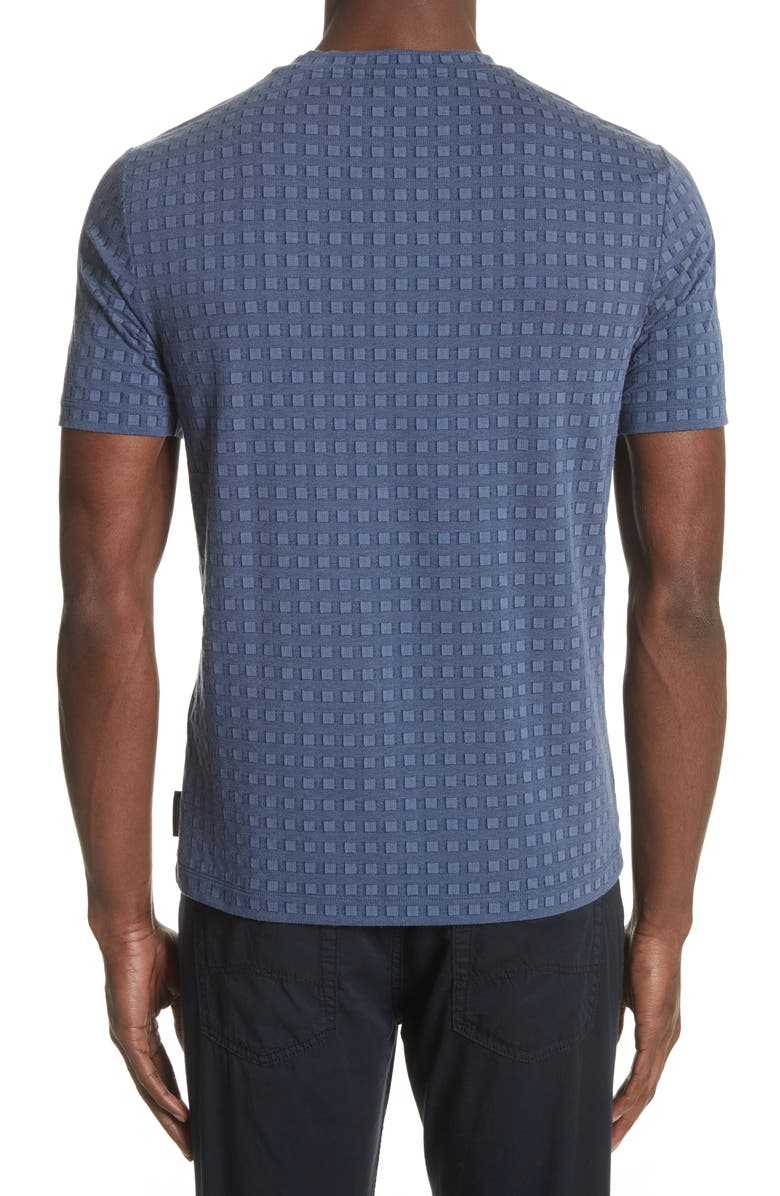 Emporio Armani Slim Fit Geo Pattern Tee | Nordstrom