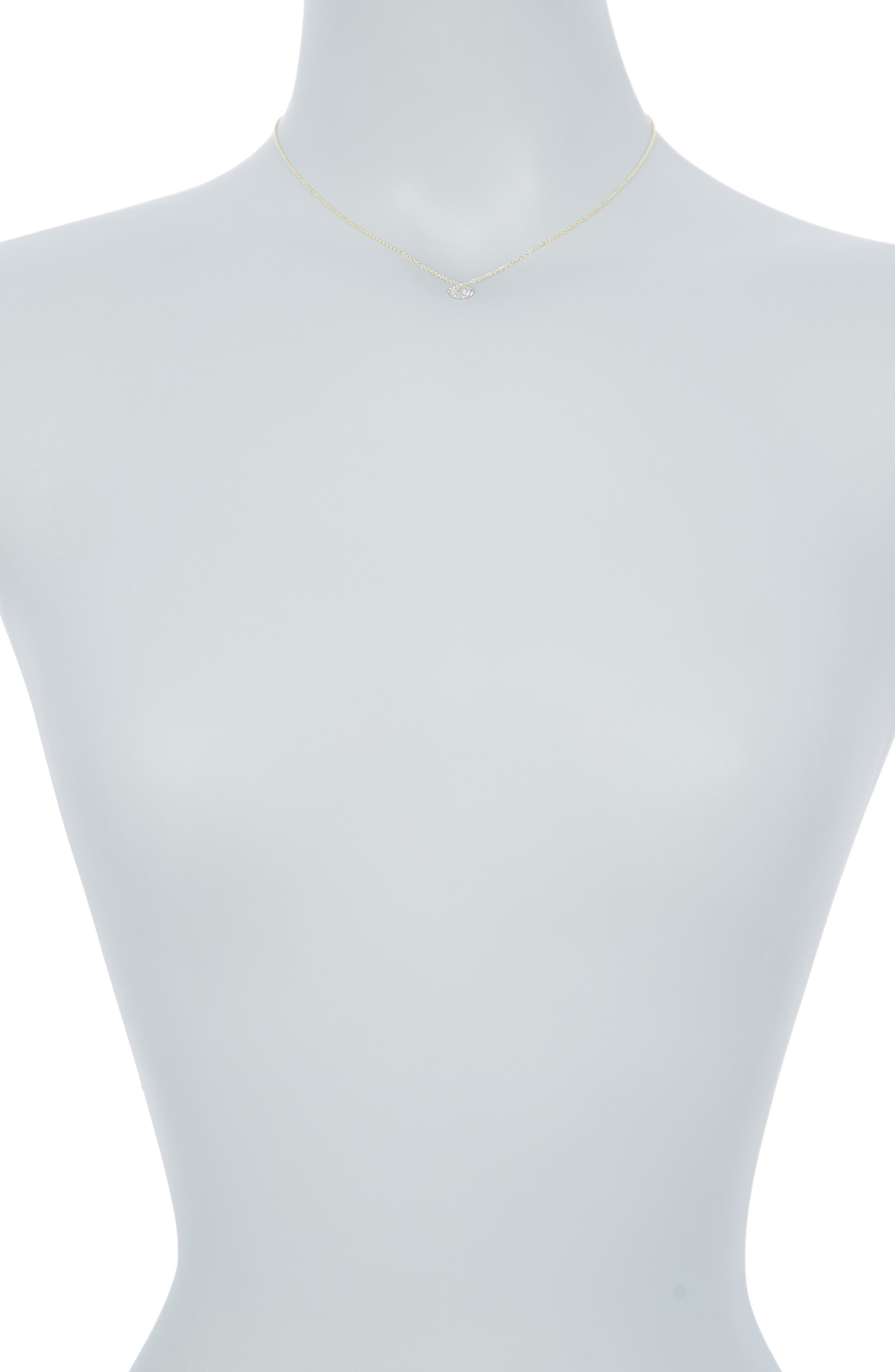 Meira T 14K Yellow Gold Disc Diamond Necklace - 0.22 ctw | Nordstromrack