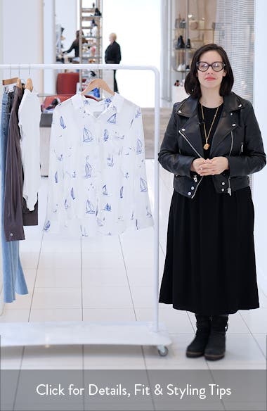 Rails Kathryn Sailboat Print Button-Up Shirt | Nordstrom