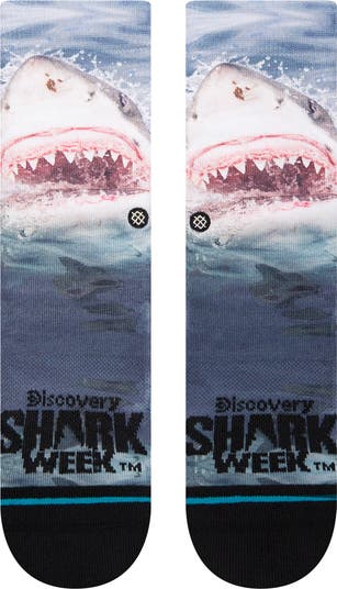 Stance Kids' Shark Week Crew Socks | Nordstrom