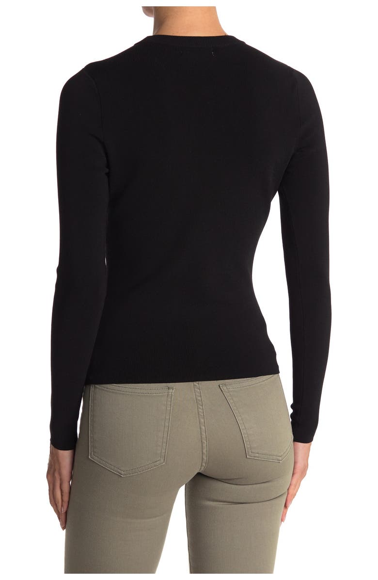 Ramy Brook Meagan Keyhole Long Sleeve Knit Top | Nordstromrack