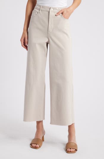 Commando Dia Raw Hem Crop Wide Leg Jeans | Nordstromrack