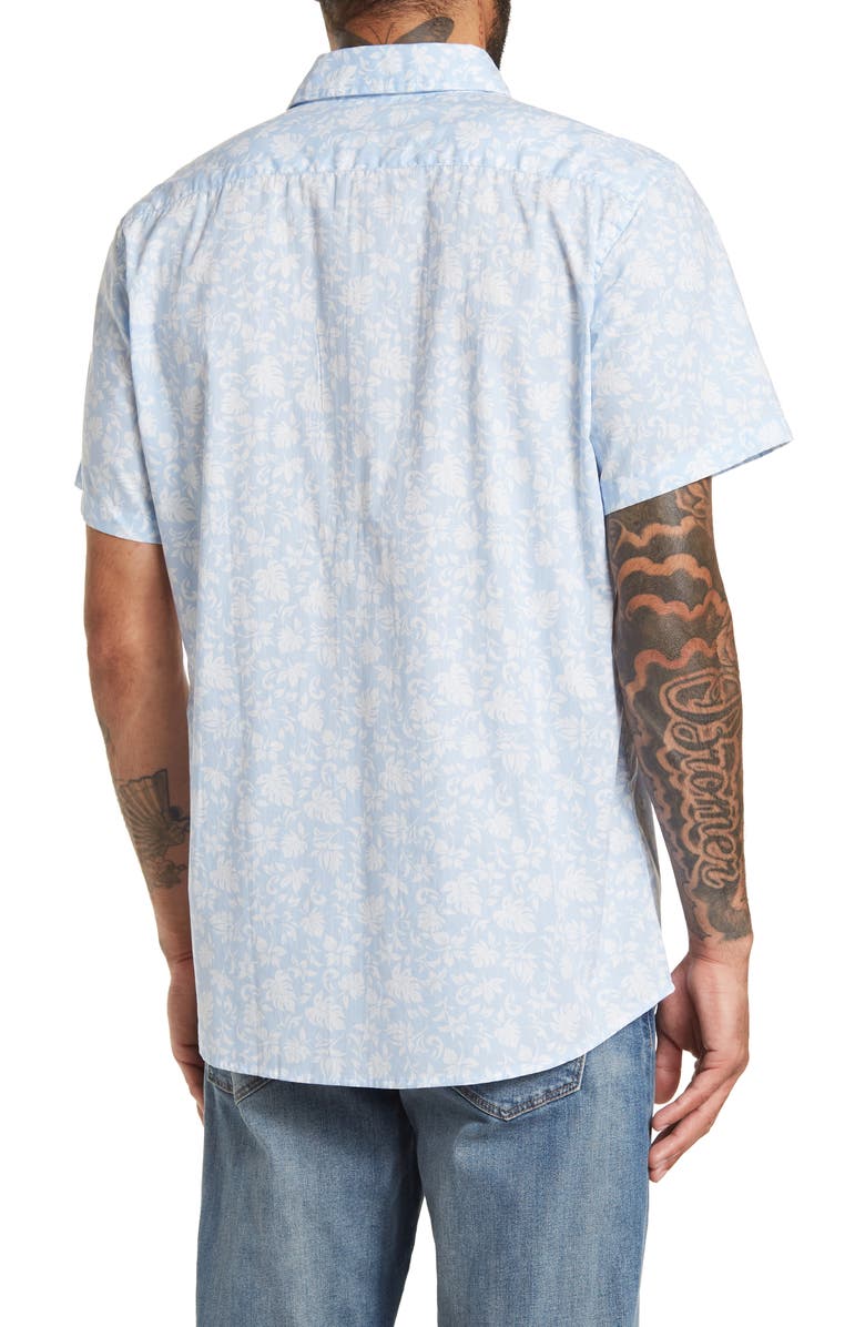 Slate & Stone Floral Print Short Sleeve Shirt | Nordstromrack