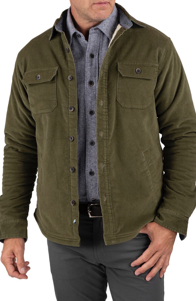 Tailor Vintage Faux Shearling Lined Corduroy Shirt Jacket | Nordstromrack