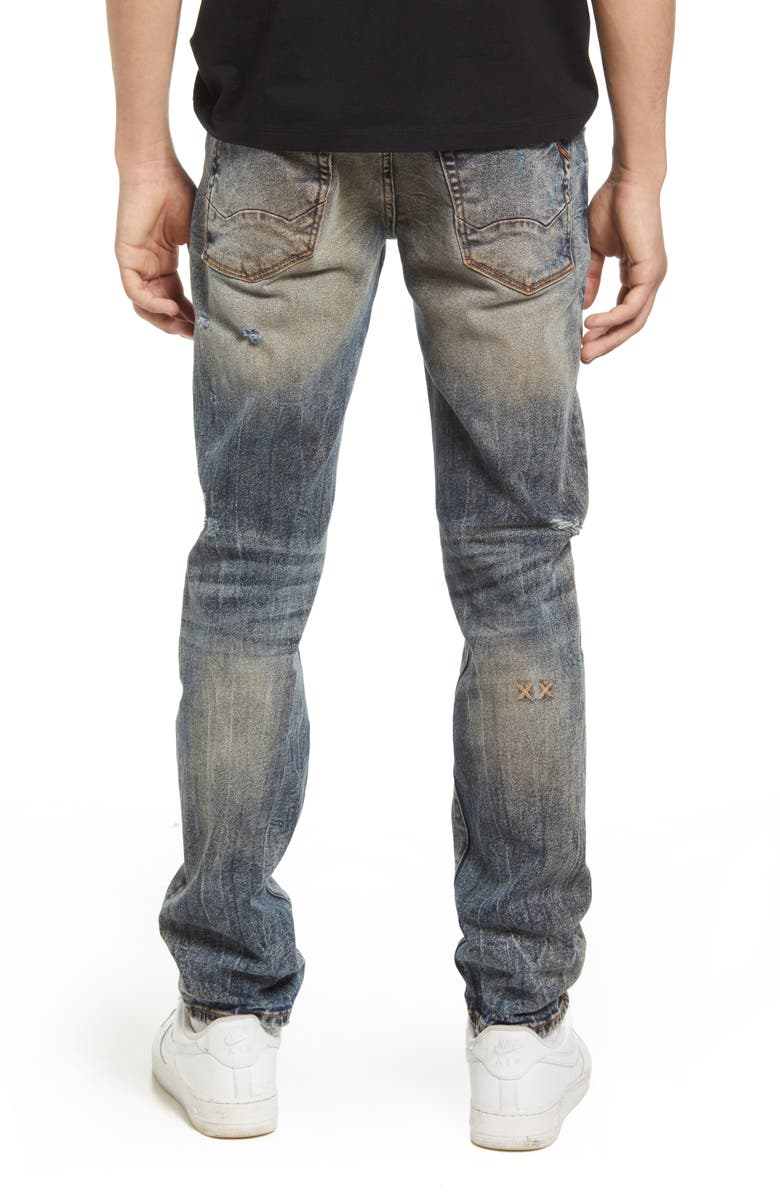 Cult of Individuality Men's Rocker Belted Slim Stretch Straight Leg ...
