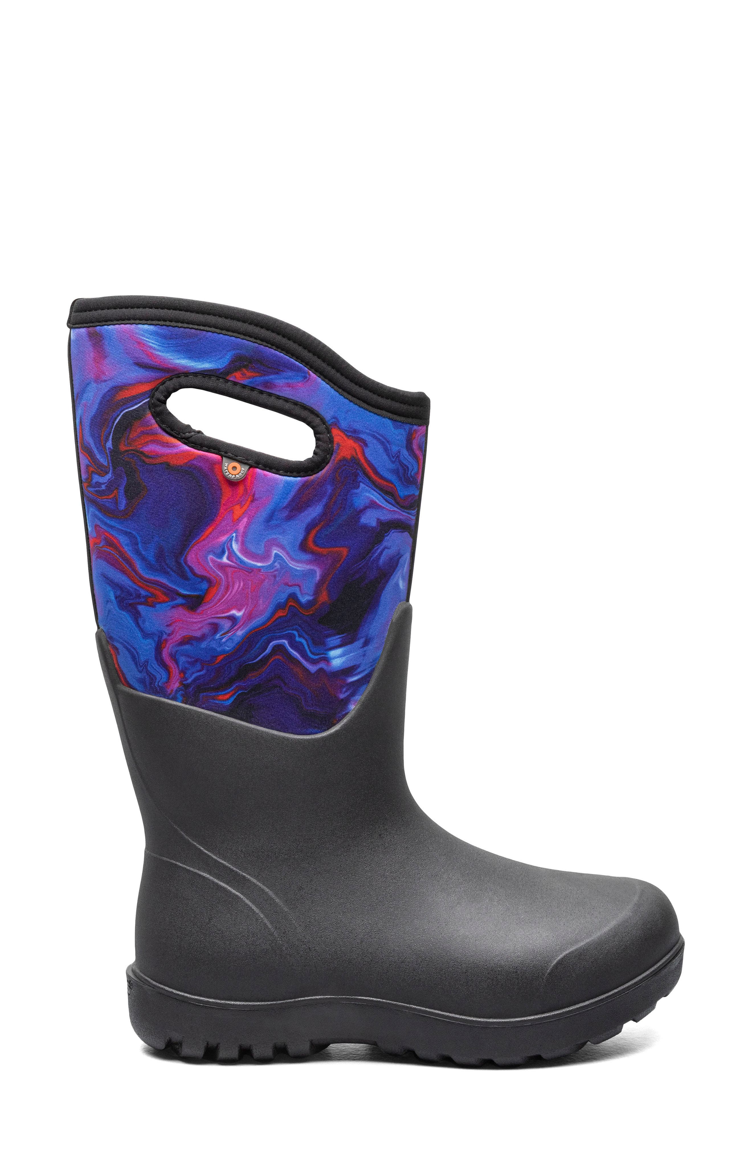 Bogs Neo Classic Oil Twist Waterproof Rain Boot (Women) | Nordstromrack