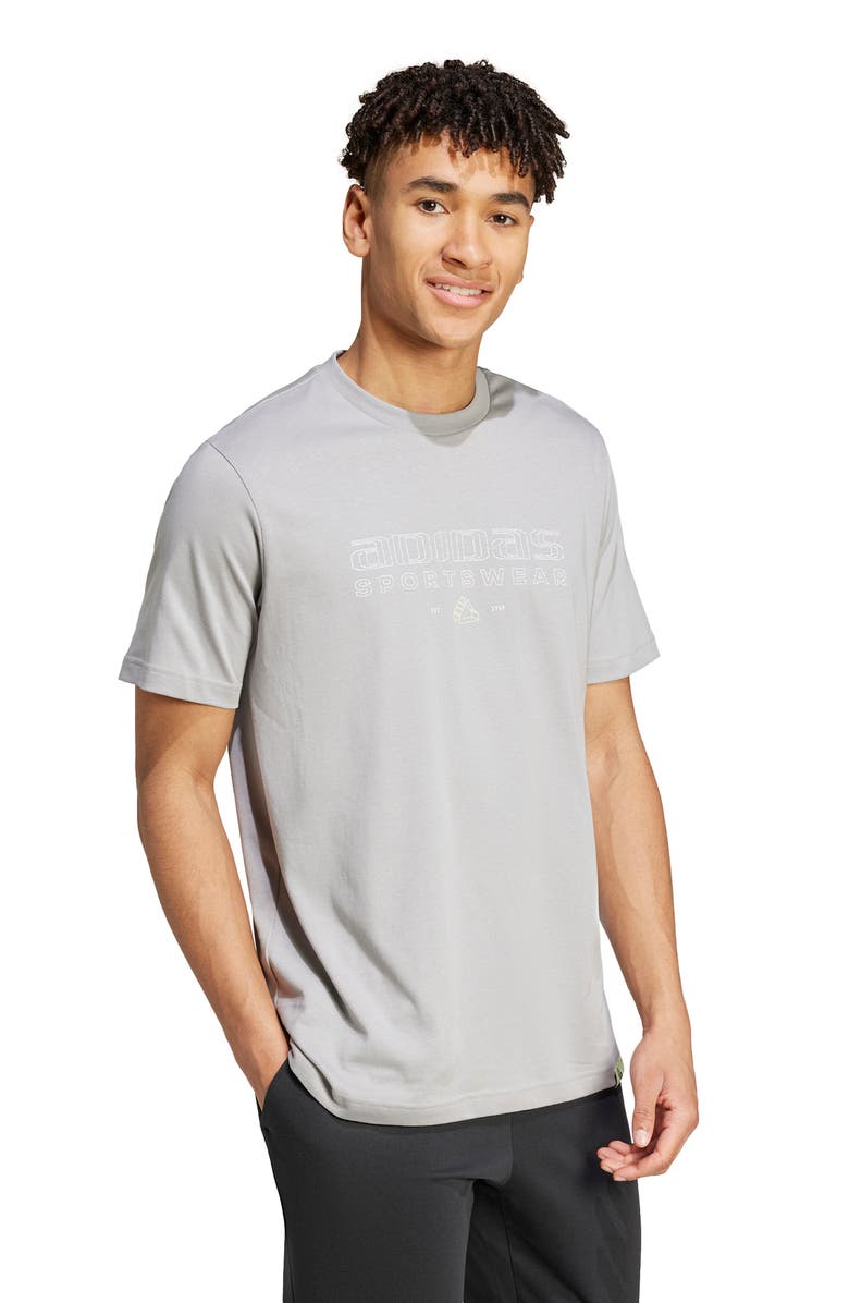 adidas Tech Linear Cotton Graphic T-Shirt | Nordstromrack