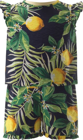 Rachel Riley Lemon Ruffle Set | Nordstrom