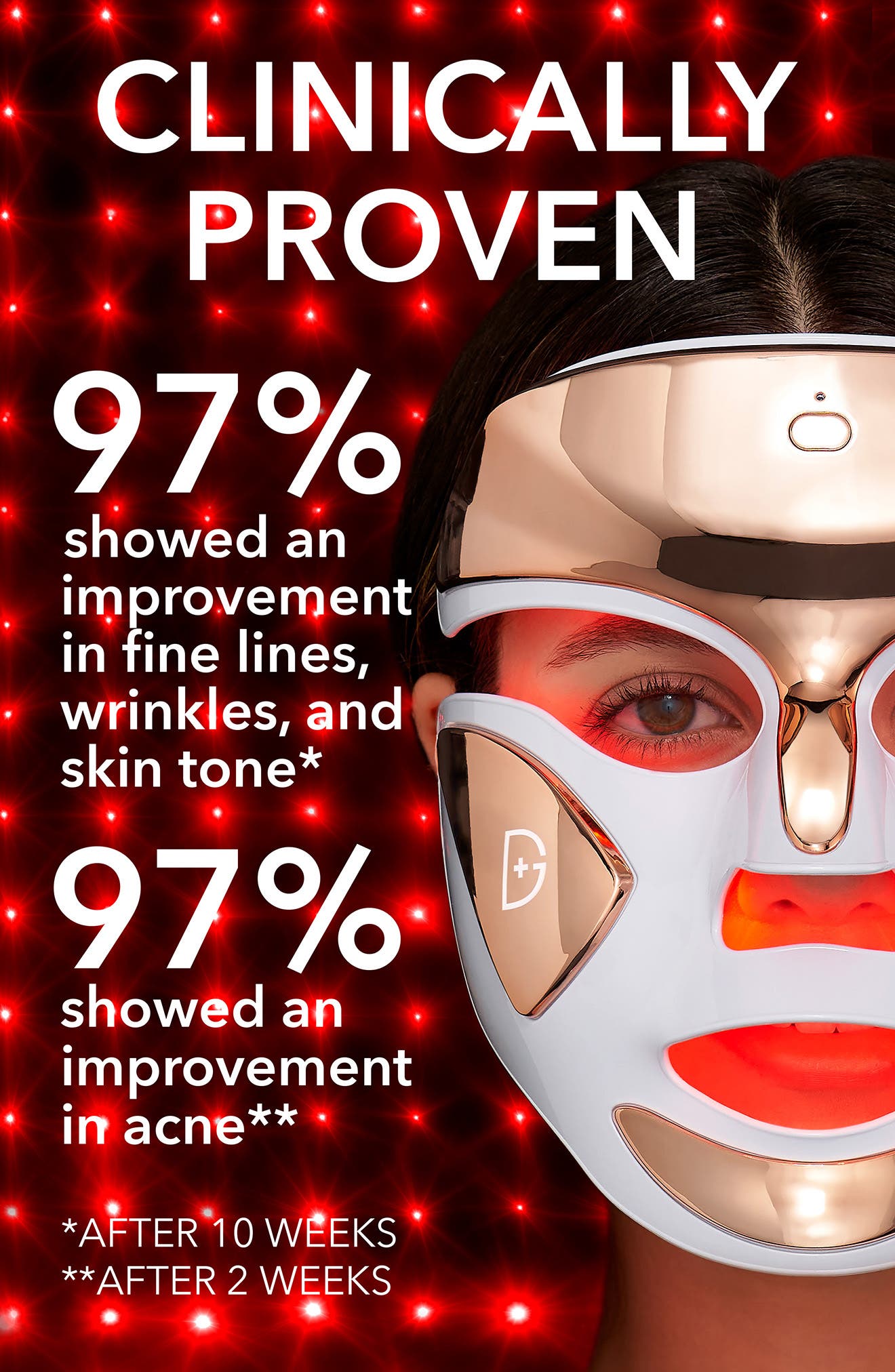 Dr. Dennis Gross Skincare DRx SpectraLite™ FaceWare Pro LED Light Therapy Device & Skin Care Set ...