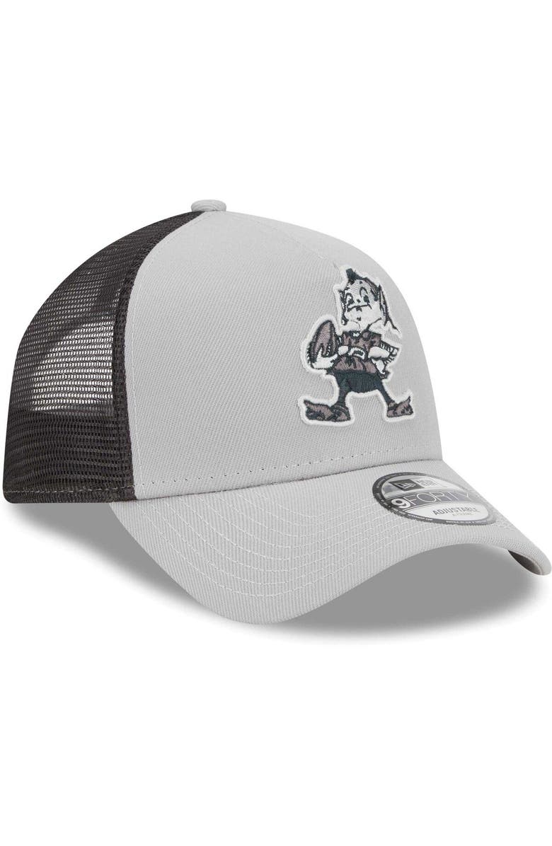 New Era Men's New Era Gray Cleveland Browns Repreve Redux 9FORTY ...