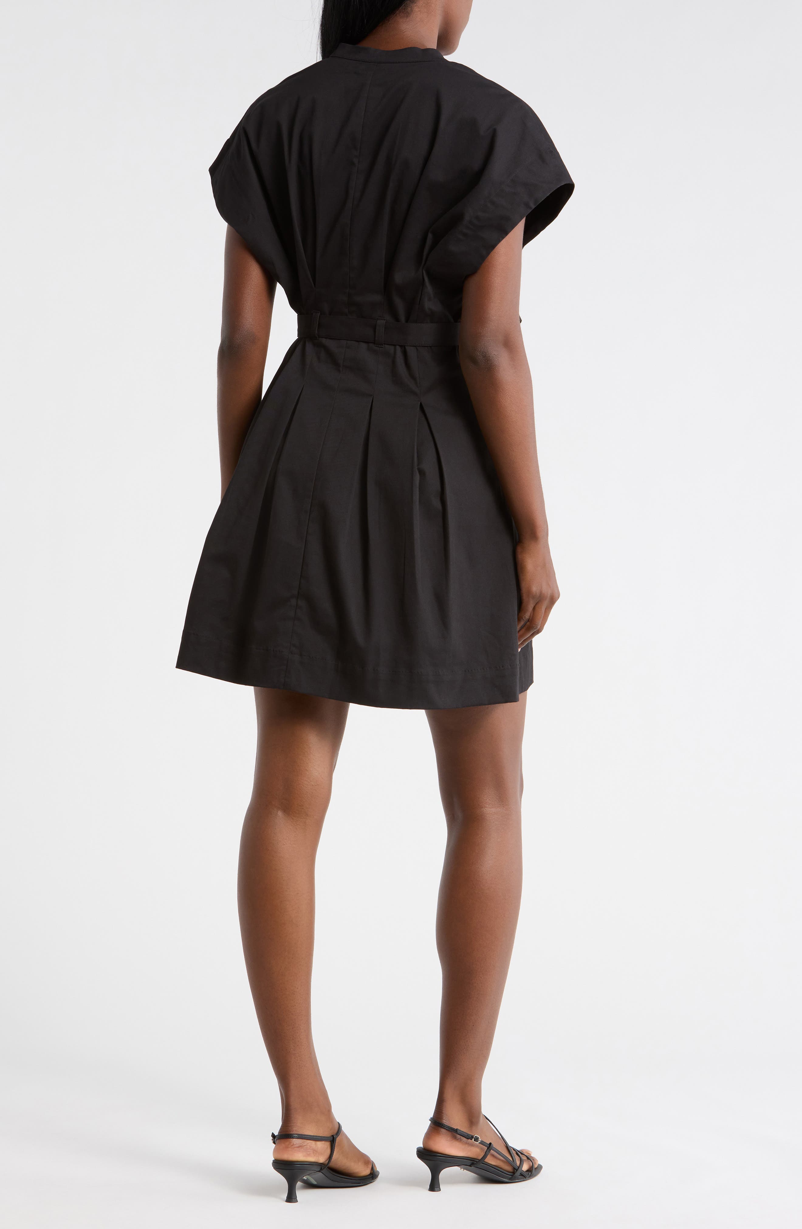 Stretch Twill V-Neck Dress (Women) | Nordstromrack