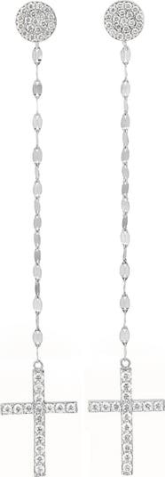 Lana Diamond Crossary Linear Drop Earrings | Nordstromrack