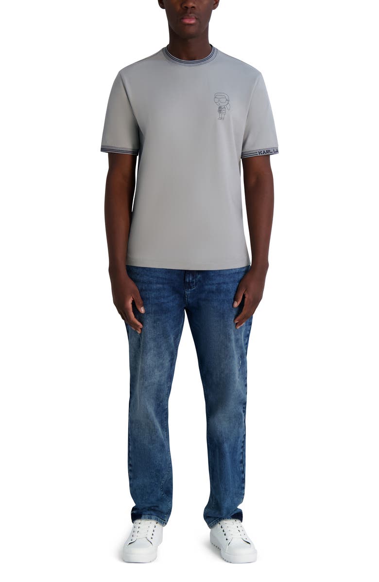 KARL LAGERFELD PARIS Outline Karl Logo Graphic T-Shirt | Nordstromrack