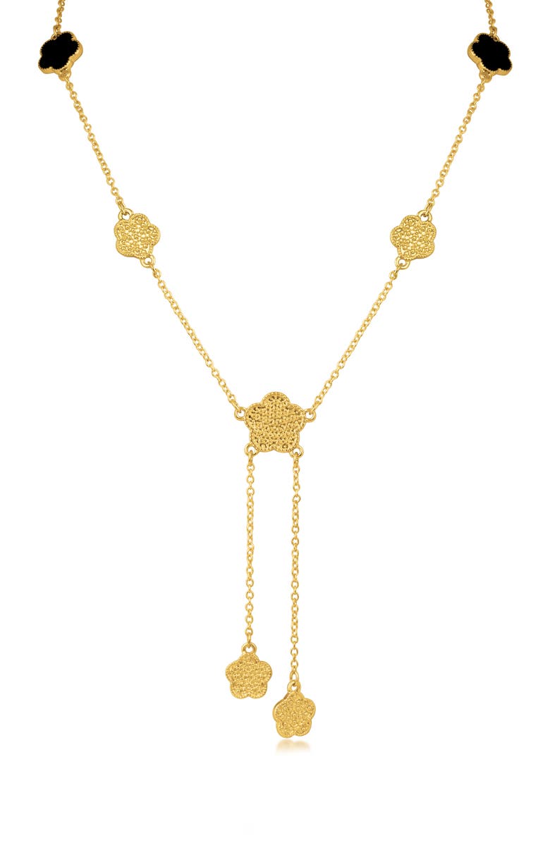 JARDIN Enamel Clover Station Y-Necklace | Nordstromrack