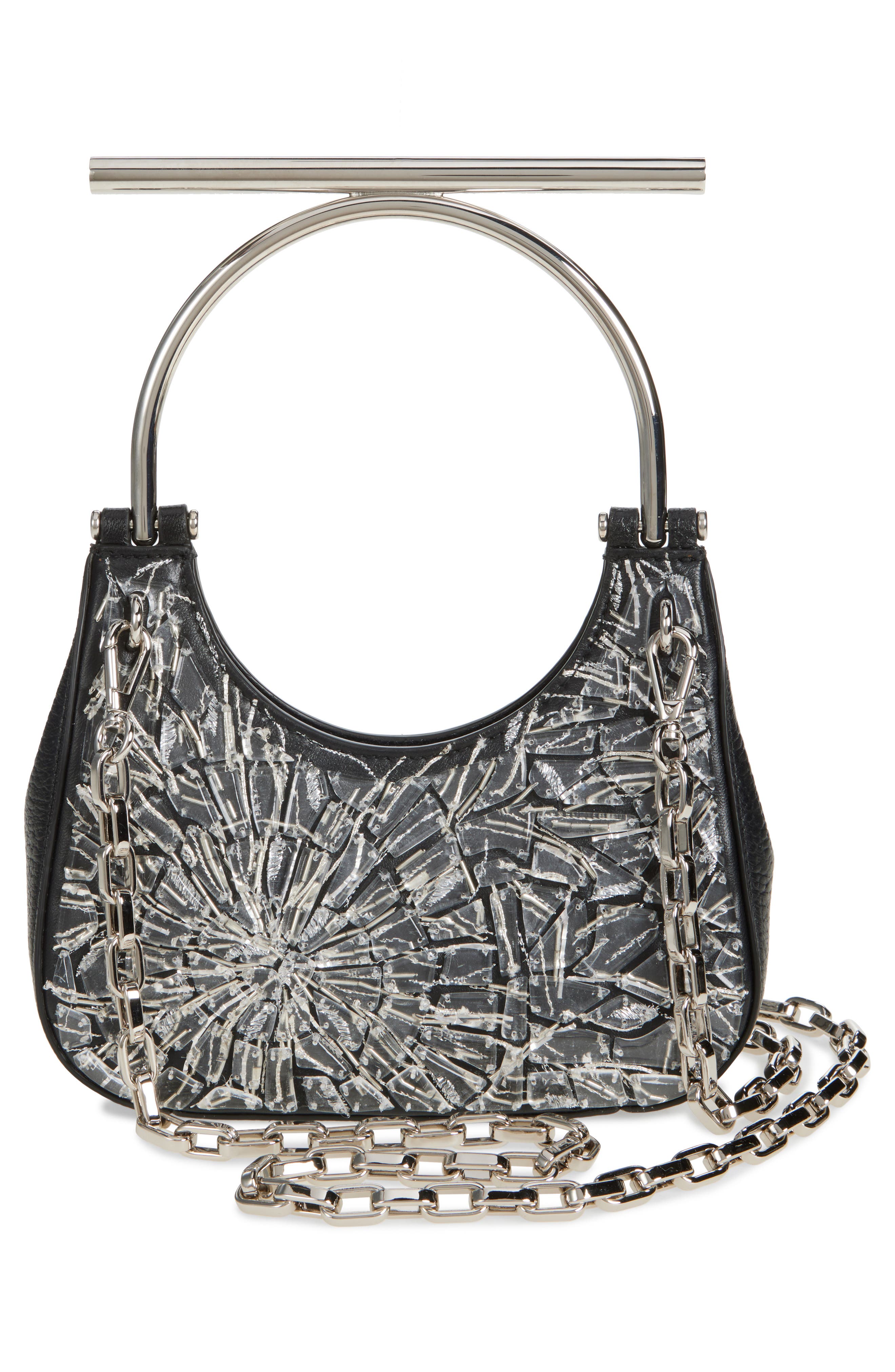 McQueen Mini T-Bar Crossbar Leather Handbag | Nordstrom