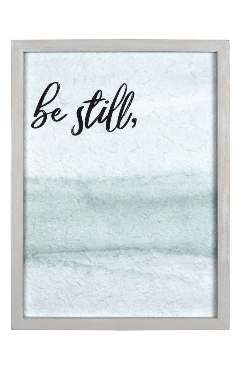 STRATTON HOME DECOR Be Still Framed Wall Art | Nordstromrack
