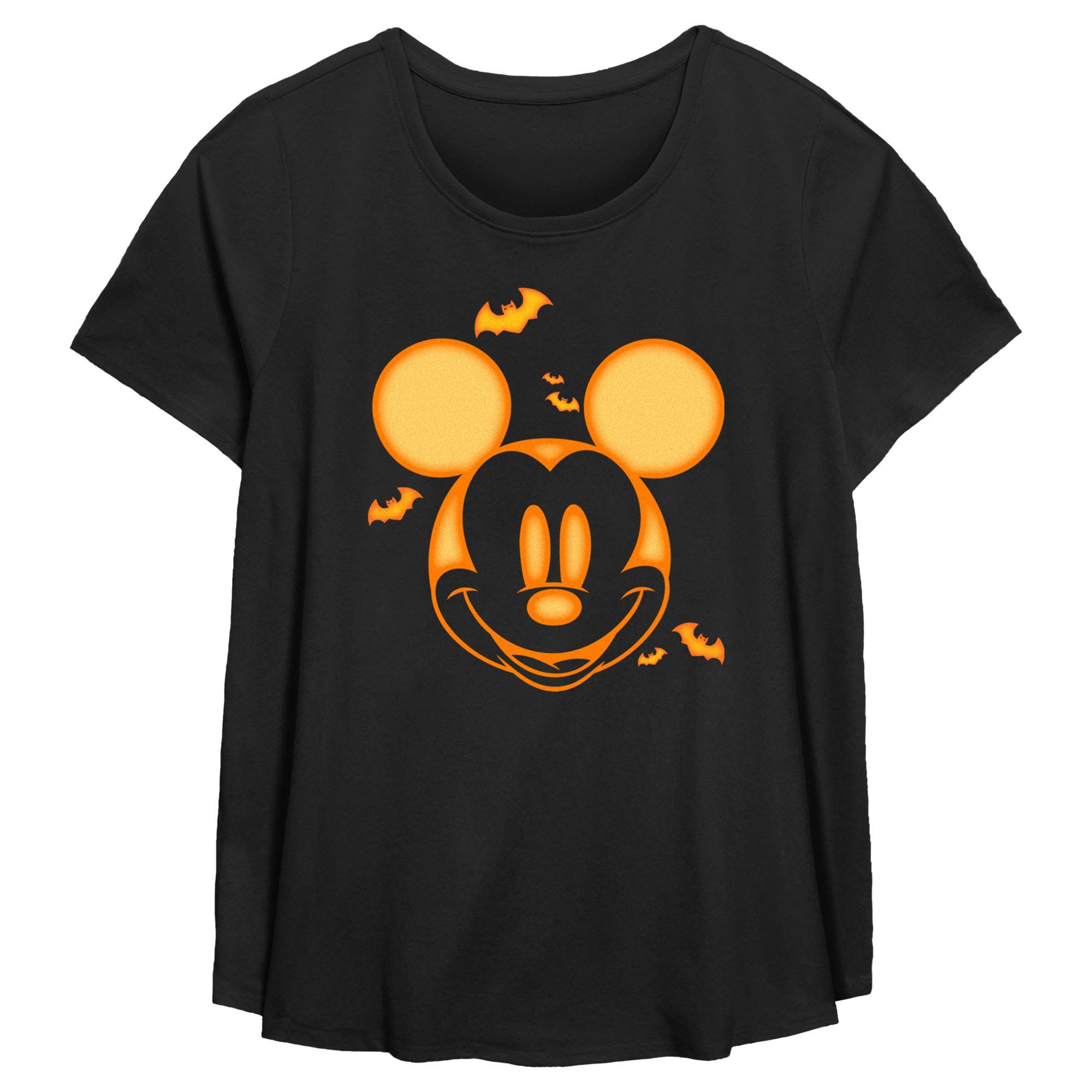 Mickey & Friends Women's Mickey & Friends Halloween Pumpkin Face ...