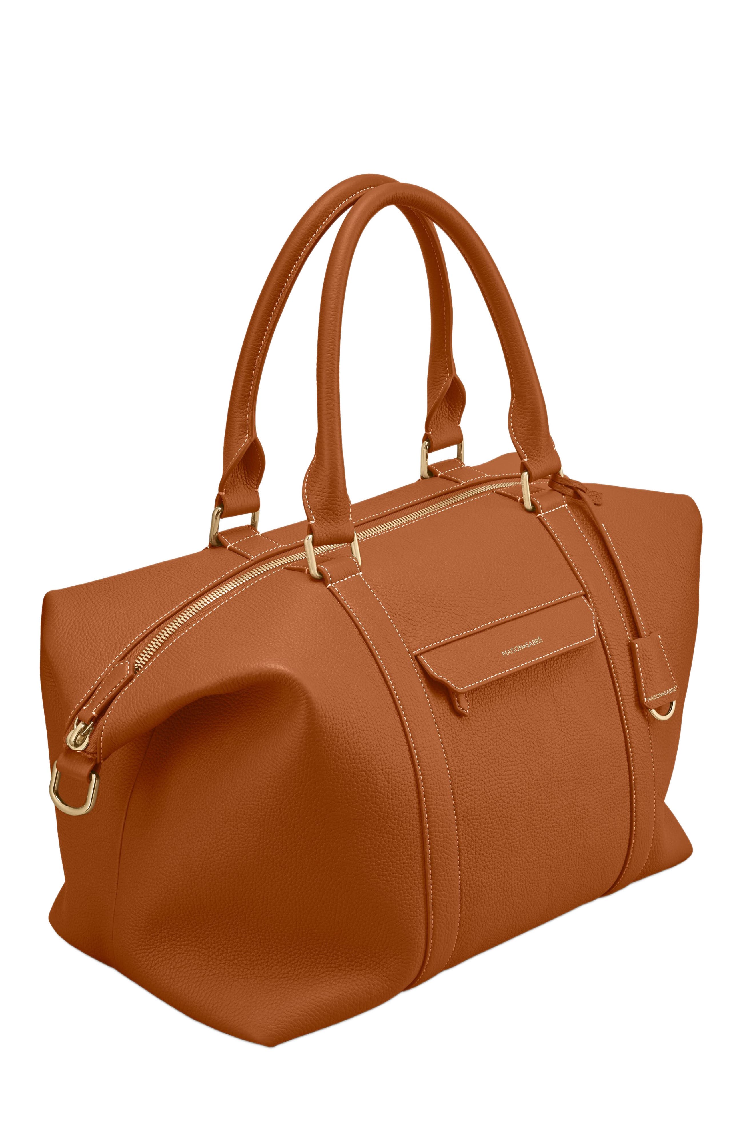 MAISON de SABRÉ Large Leather Weekender Bag | Nordstrom