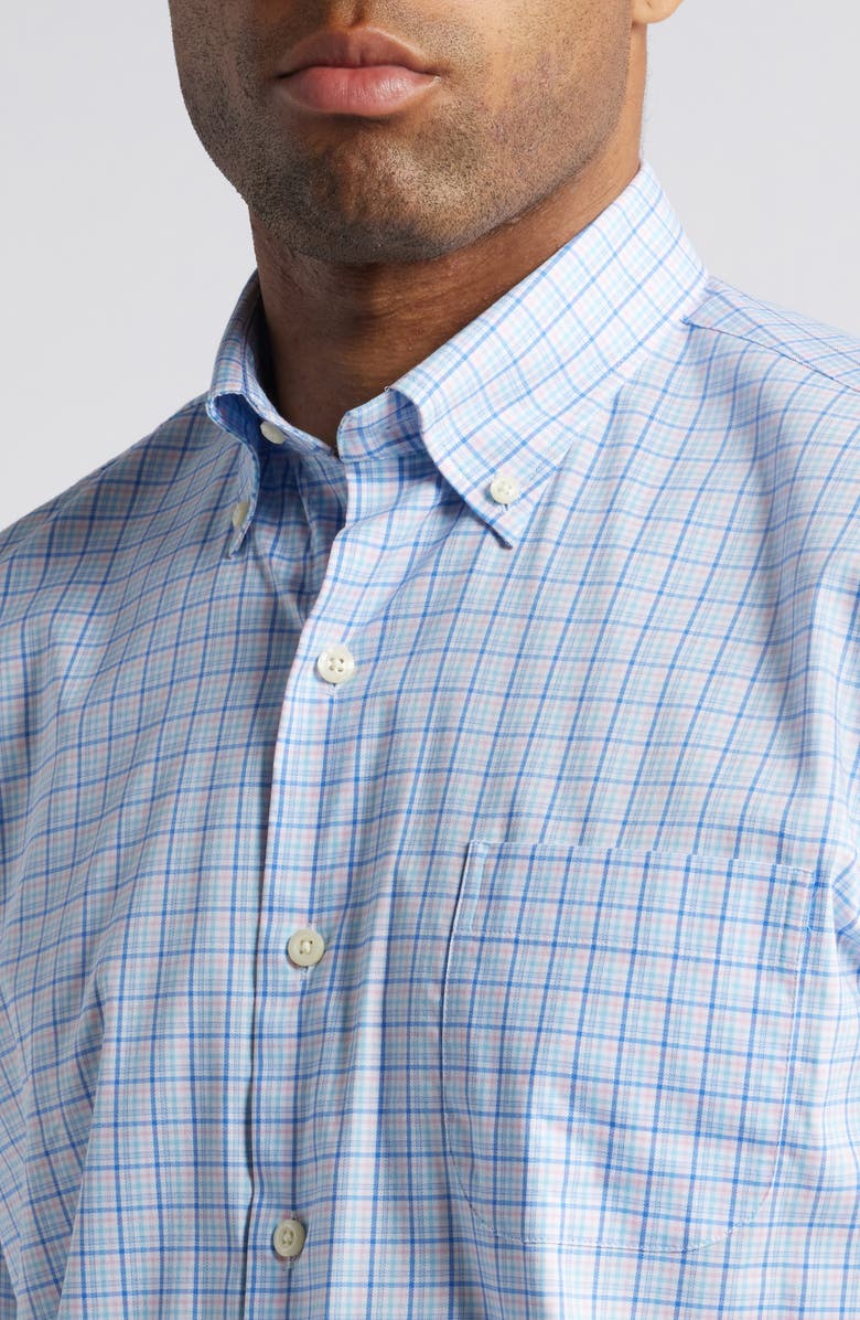 Peter Millar Albert Crown Lite Check Performance Button-Down Shirt | Nordstromrack