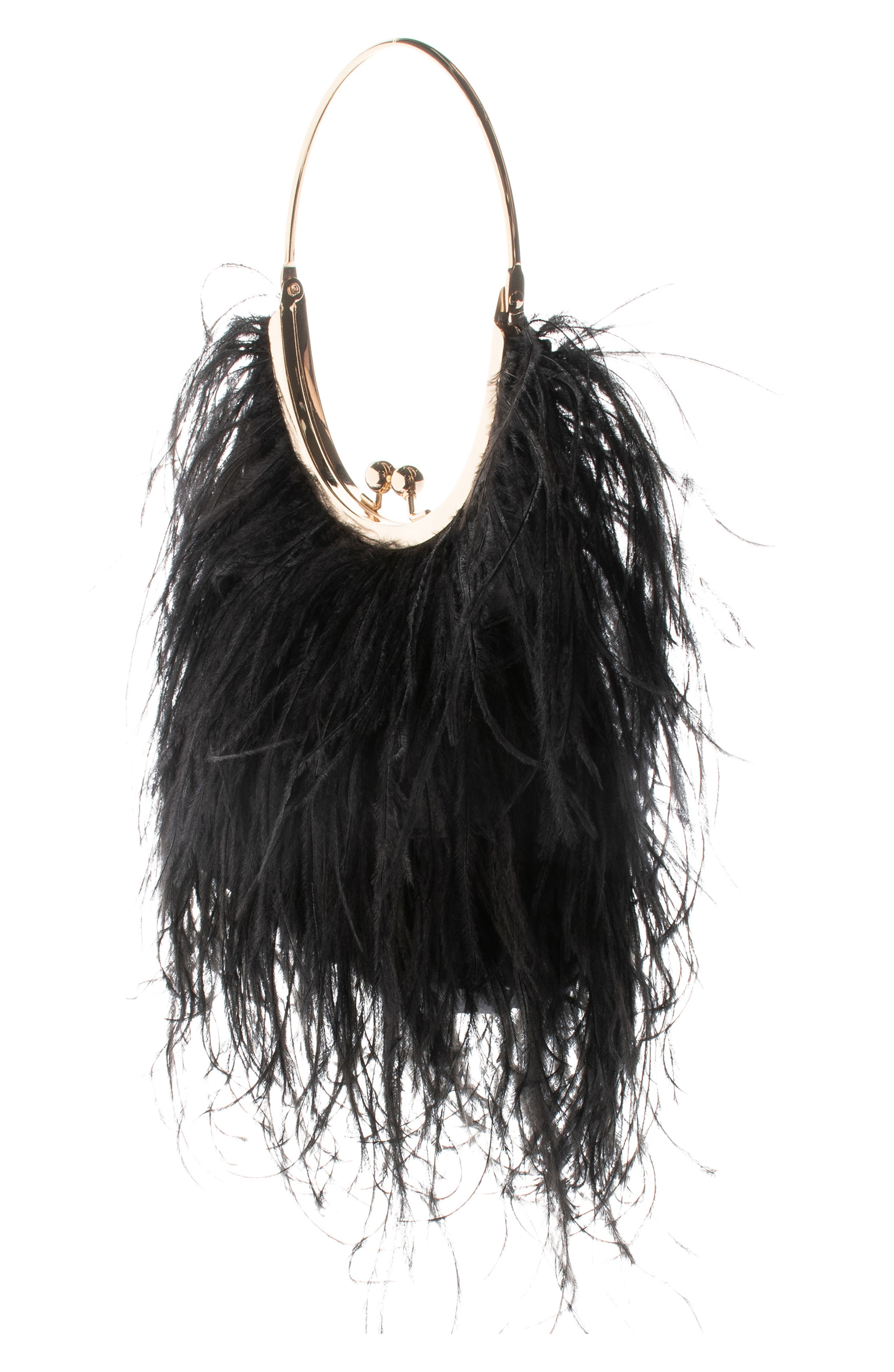 Olga Berg Penny Feathered Frame Bag | Nordstromrack