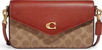 COACH Wyn Signature Coated Canvas & Leather Crossbody Bag | Nordstrom