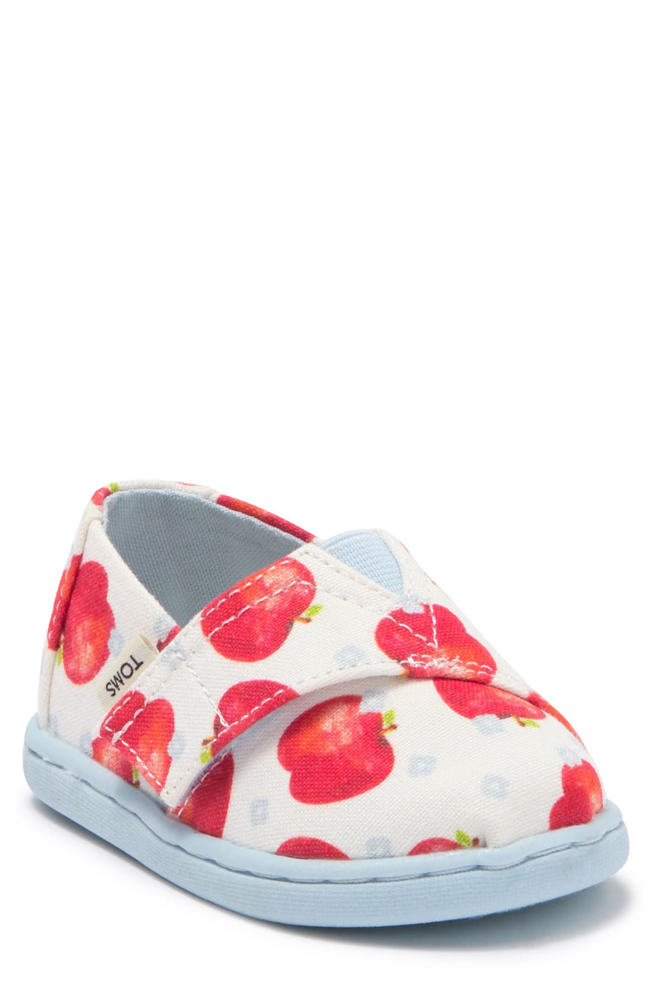TOMS x Once Upon A Farm Alpargata Apple Print Slip-On Sneaker ...