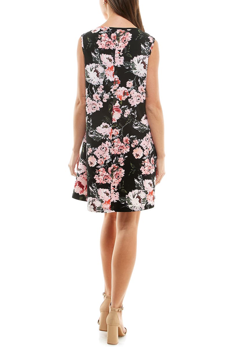 Nina Leonard Patterned Trapeze Dress | Nordstromrack