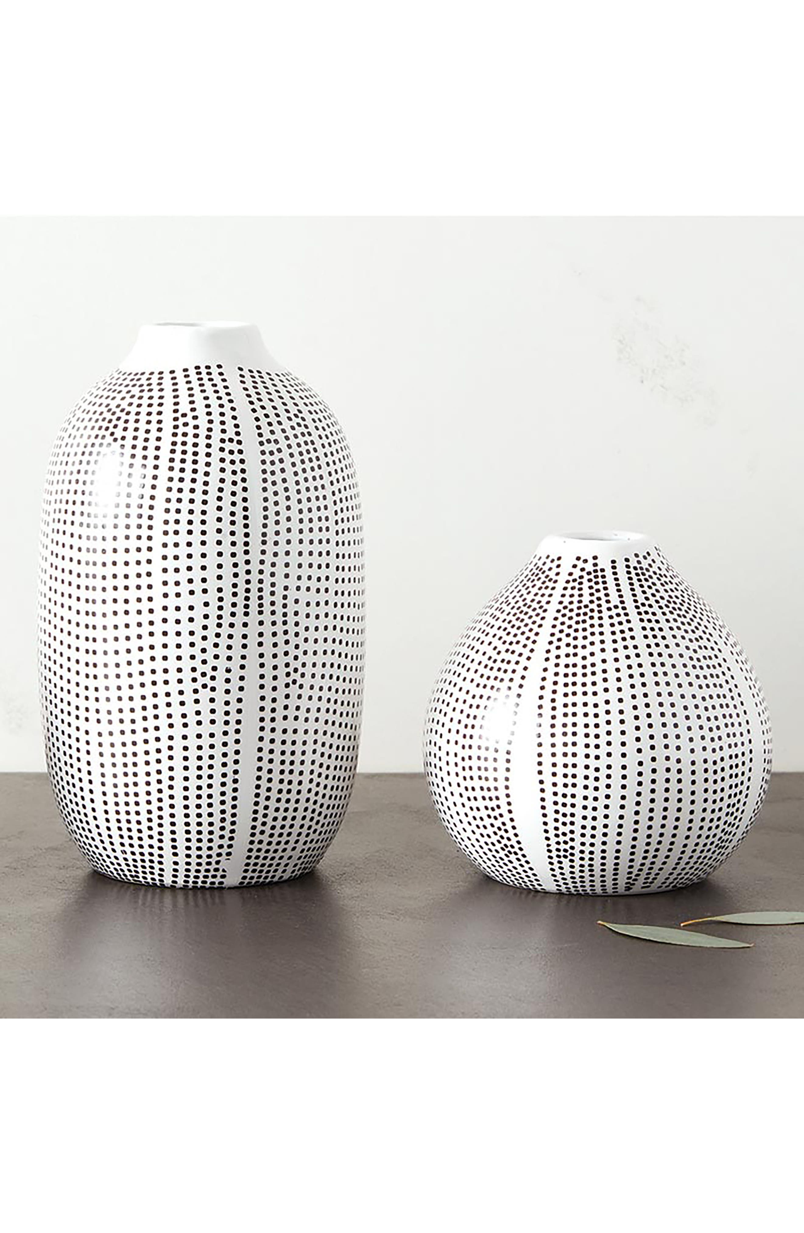 CREATIVE BRANDS Large Dotted Ceramic Vase | Nordstromrack