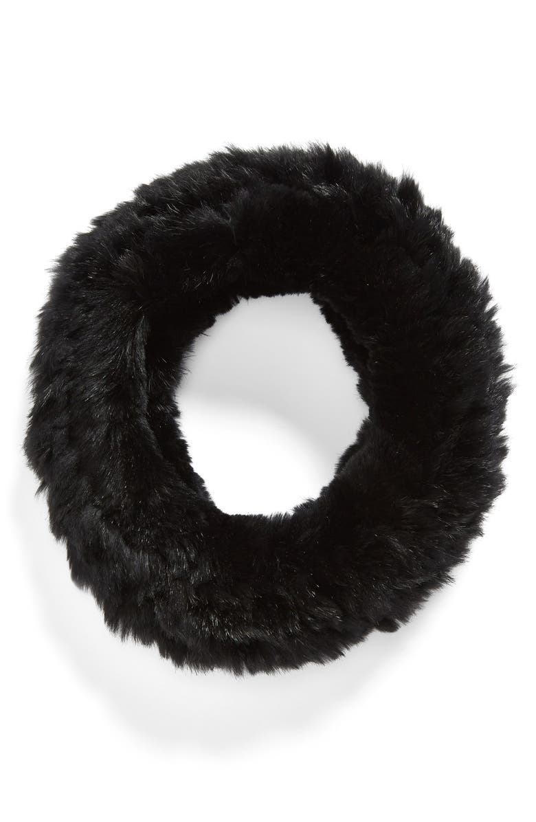DENA Genuine Rabbit Fur Head Wrap | Nordstrom