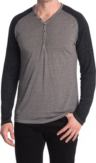Indigo Star Rufus Colorblock Raglan Henley | Nordstromrack