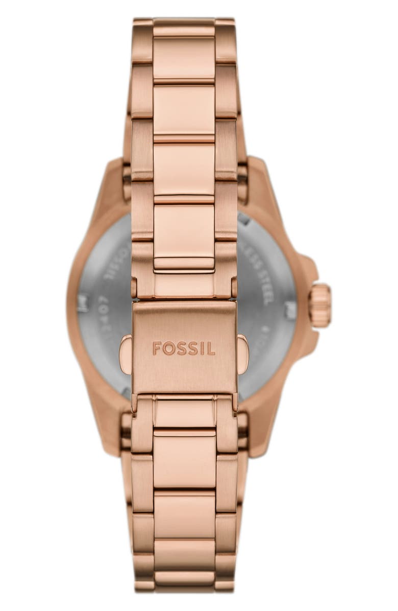 Fossil Blue Dive Crystal Quartz Bracelet Watch, 36mm | Nordstromrack