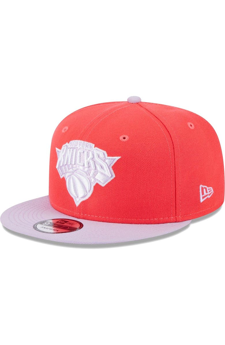 New Era Men's New Era Red/Lavender New York Knicks 2-Tone Color Pack ...