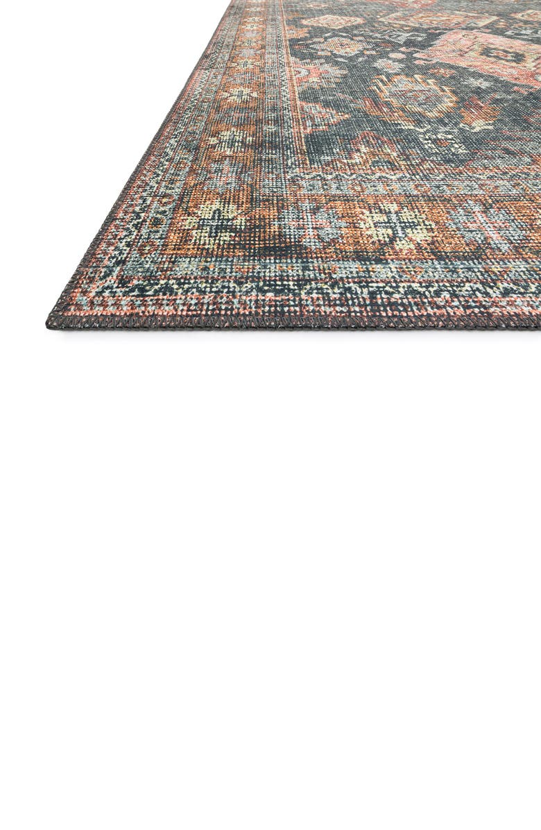 LOLOI Skye Collection Rug - Sea/Rust - 5'0" x 7'6" | Nordstromrack